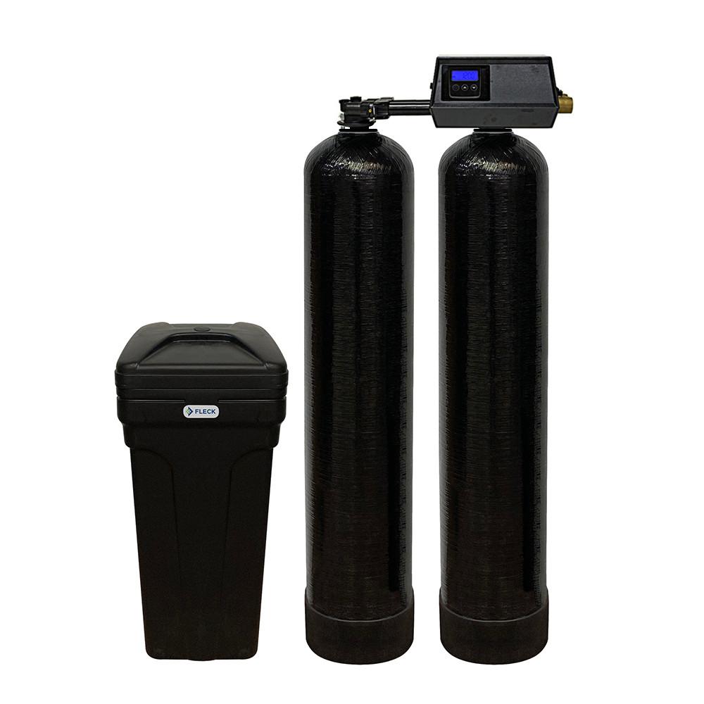 Pentair Fleck 9100 SXT Dual Tank Water Softener - Continuous Softened ...